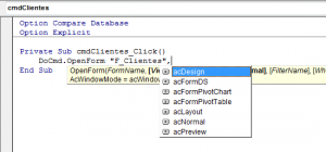 Como usar en Access y VBA el comando DoCmd.OpenForm para abrir un ...