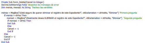 Access MsgBox – Access, Excel, VBA y más